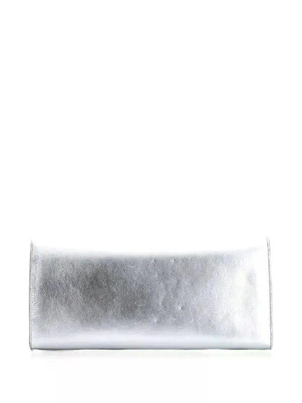 Saint Laurent Classic Monogram Metallic Calfskin Long Clutch Bag