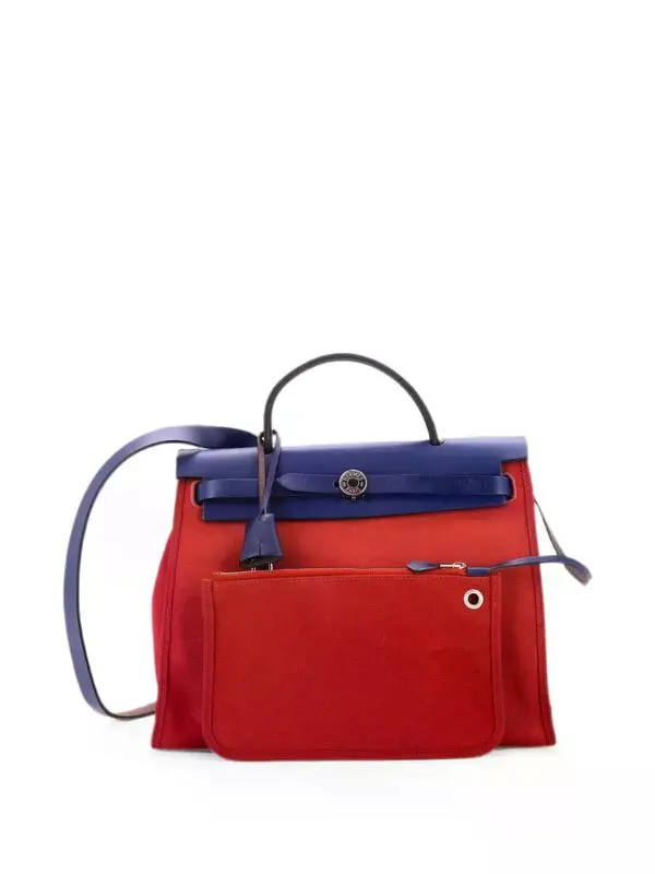 Hermès Herbag Zip Bag - Blue