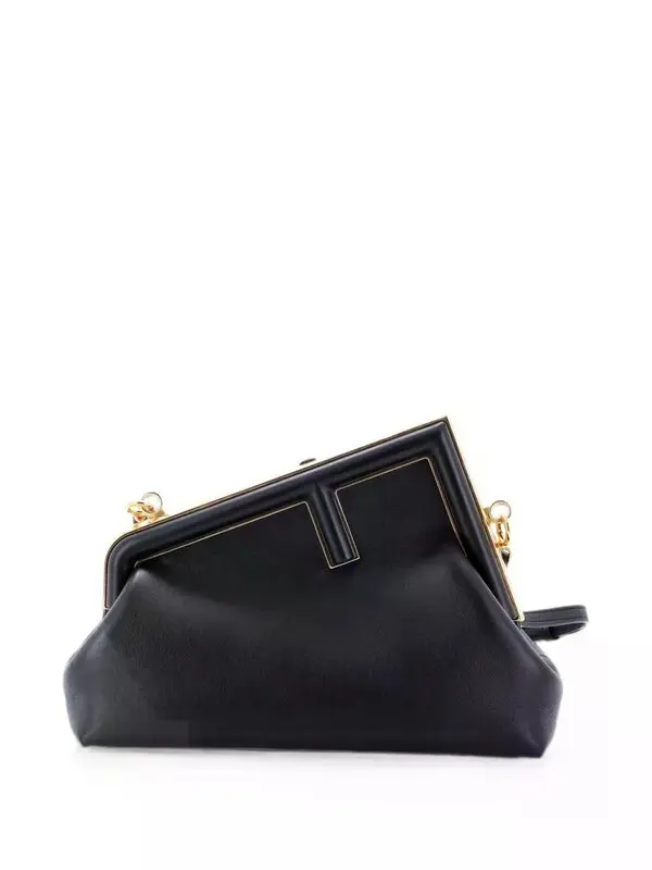 Fendi First Bag Leather Small Clutch Bag