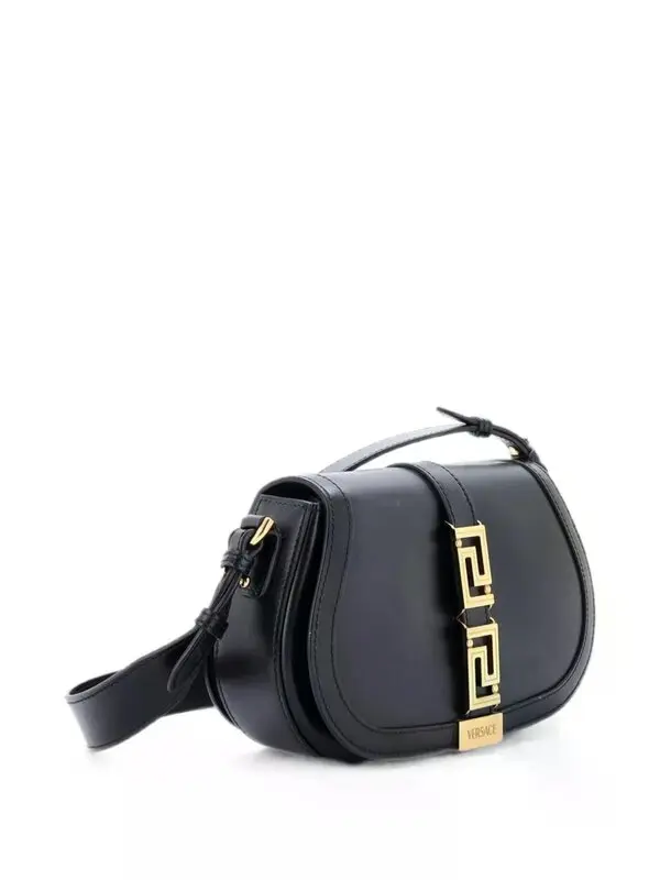Versace Greca Goddess Leather Medium Shoulder Bag
