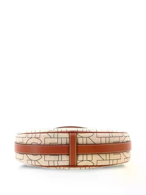 Celine Ava Bag Logo All Over Textile Medium Shoulder Bag