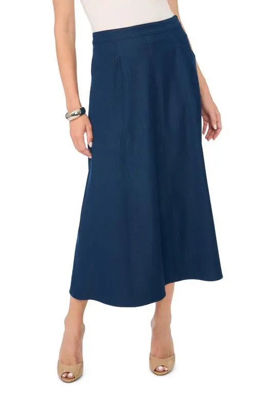 Vince Camuto Seamed Midi Skirt