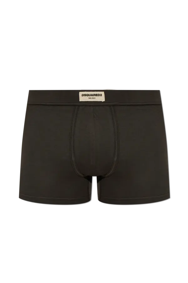 Dsquared2 Boxers With Logo - Brown