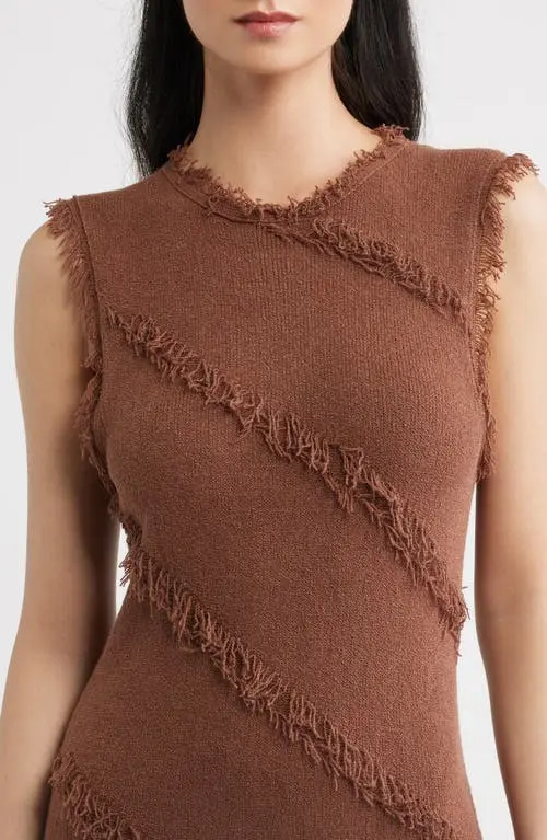 Rails Claudia Fringed Sleeveless Maxi Dress