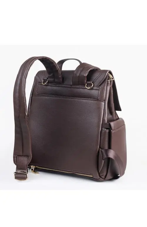ENYA MOND Lunette Mini Diaper Bag Backpack - Brunette