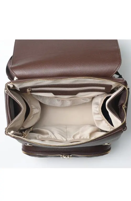 ENYA MOND Lunette Mini Diaper Bag Backpack - Brunette