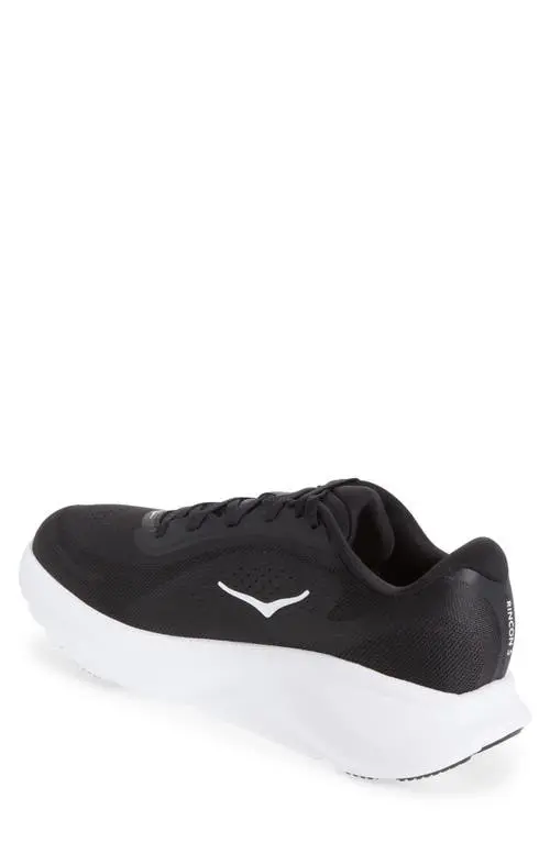 HOKA® Rincon 5 Running Shoe - Black/white