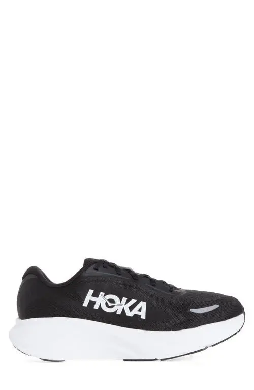 HOKA® Rincon 5 Running Shoe - Black/white