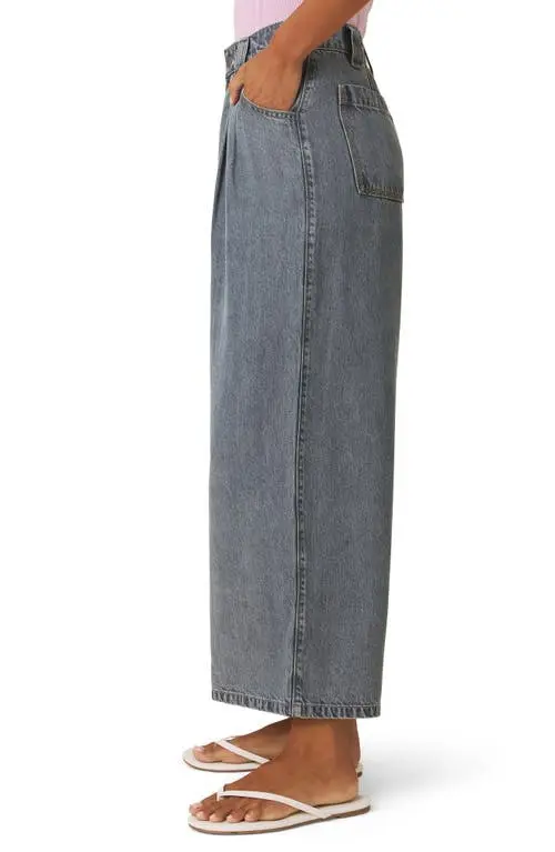 Splendid Spencer Wide Leg Pleat Crop Jeans