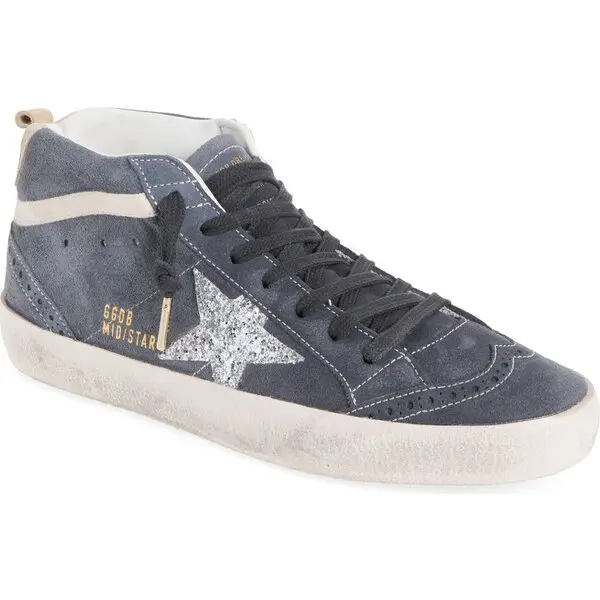 GOLDEN GOOSE Glitter Star Mid Sneaker