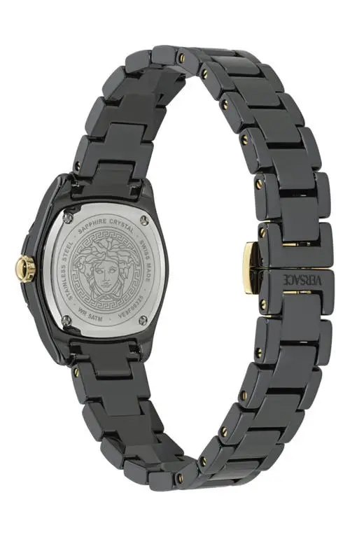 Versace Dv One Mini Diamond Ceramic Bracelet Watch