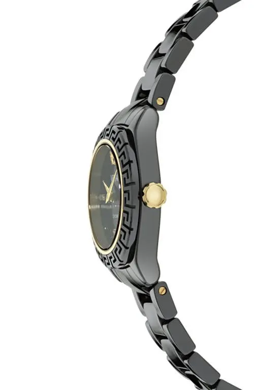Versace Dv One Mini Diamond Ceramic Bracelet Watch