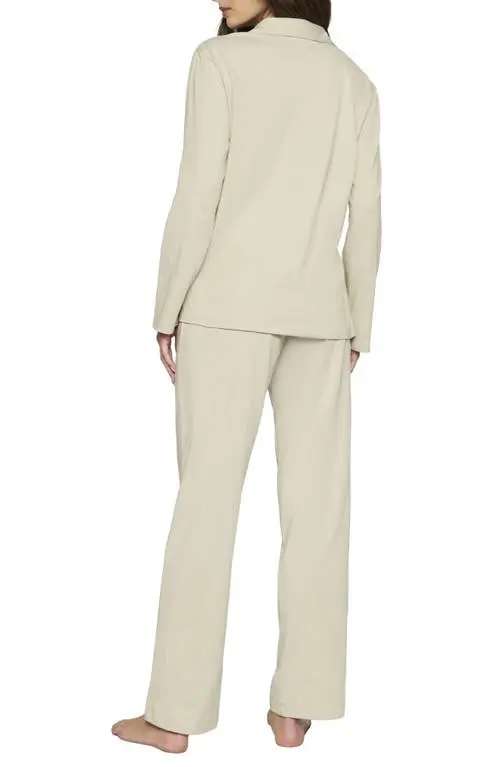 Eberjey Organic Pima Cotton Pajamas - Sandstone