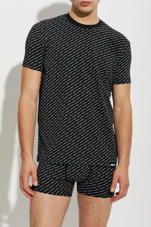 Dsquared2 Set From The 'underwear' Line: T-shirt And Boxers