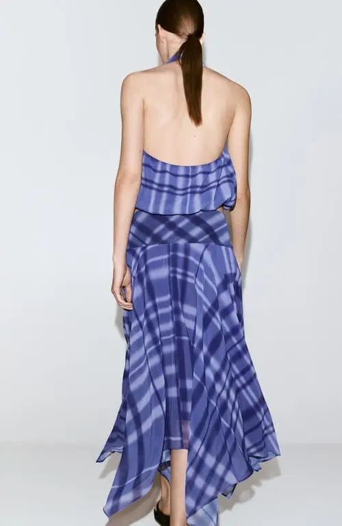 Mango Maxi Flared Skirt