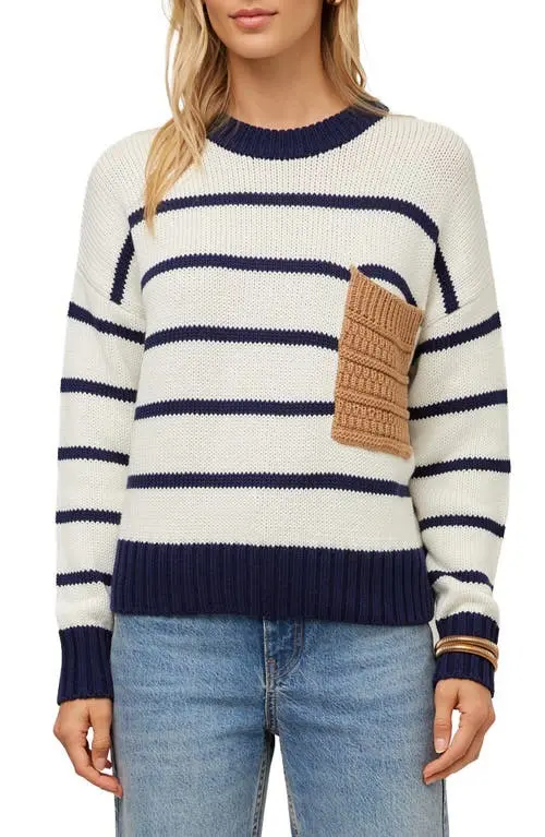 Fifteen Twenty Lucia Crewneck Striped Sweater - Multi