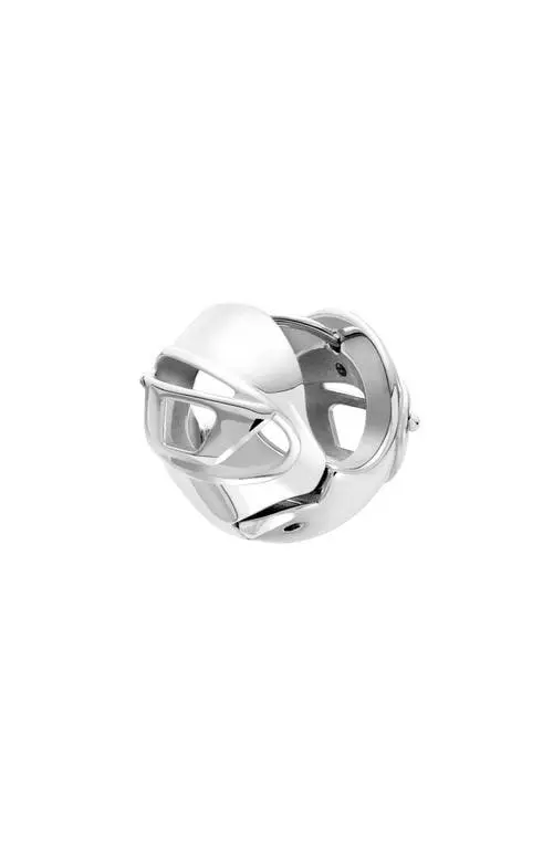 DIESEL® Logo Hoop Earring