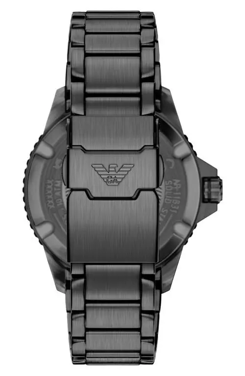 Emporio Armani World Explorer Solar Chronograph Bracelet Watch
