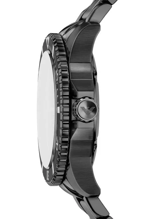 Emporio Armani World Explorer Solar Chronograph Bracelet Watch