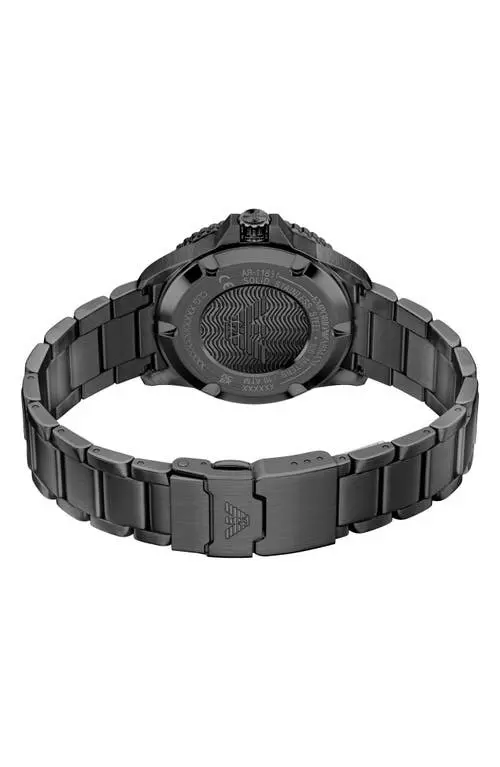 Emporio Armani World Explorer Solar Chronograph Bracelet Watch