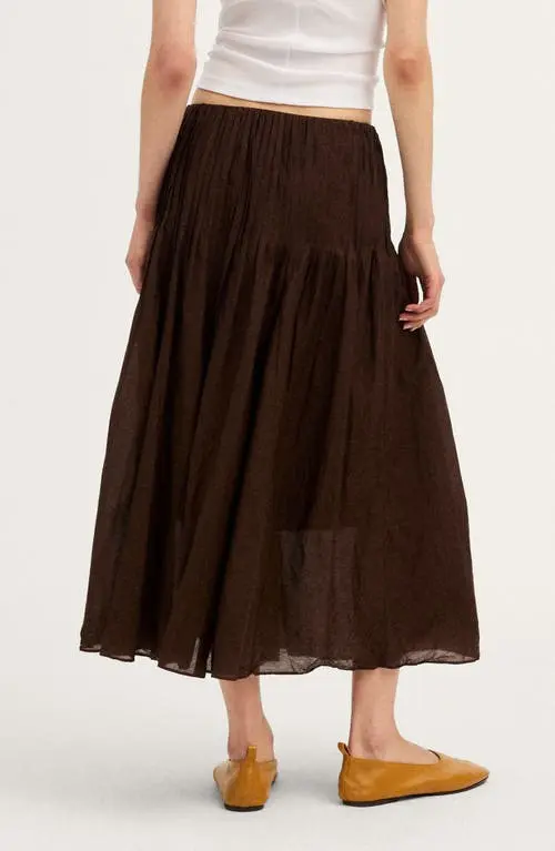 Madewell Pintuck Midi Skirt