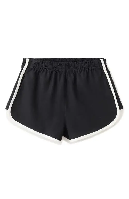 Mango Piped Pull-on Woven Shorts