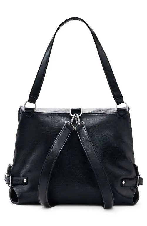 Desigual Medium Faux Leather Backpack