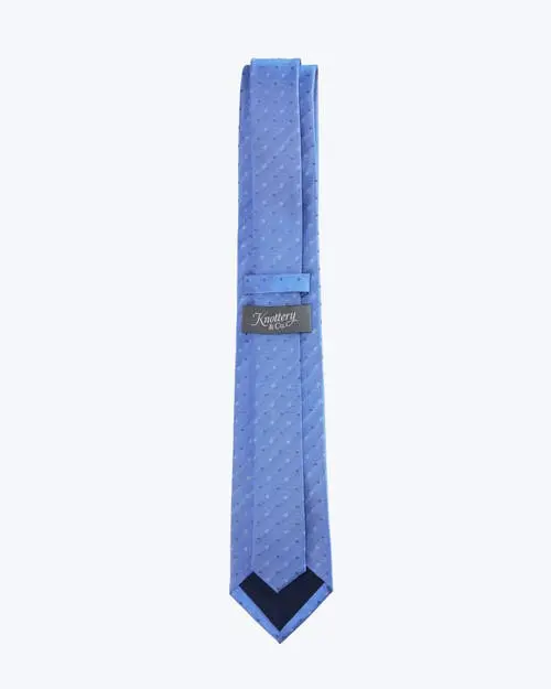 KNOTTERY & CO Sea Whisper Silk Jacquard Tie