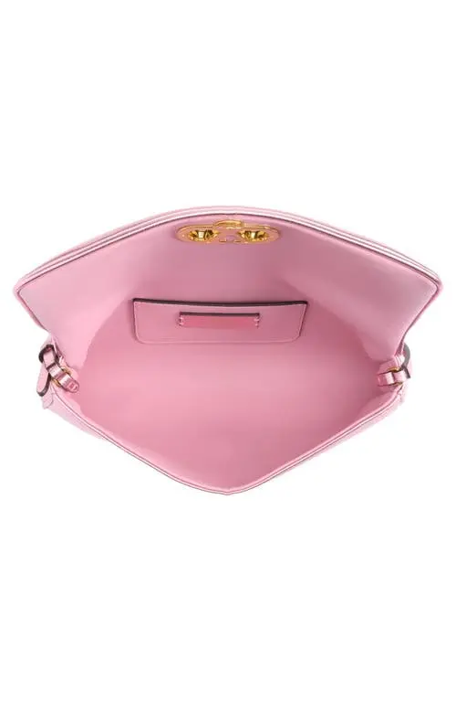 Valentino Garavani Small Devain Metallic Leather Shoulder Bag