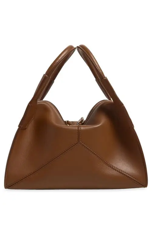 Victoria Beckham Mini Plié Handbag - Dark Tan