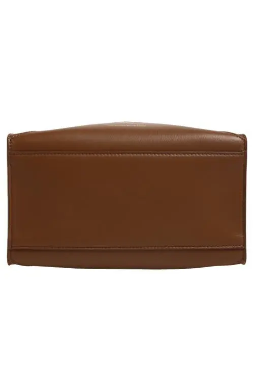 Victoria Beckham Mini Plié Handbag - Dark Tan