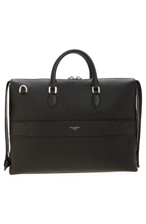Dolce & Gabbana Calfskin Leather Briefcase
