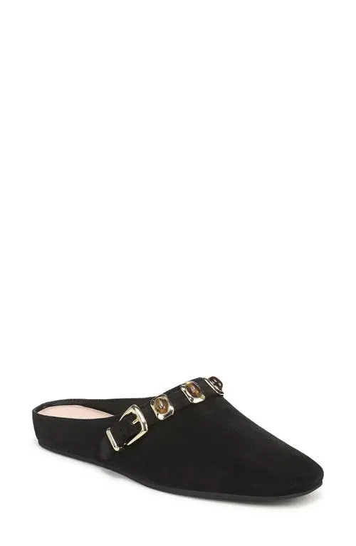 Veronica Beard Narcisa Flat Mule - Black