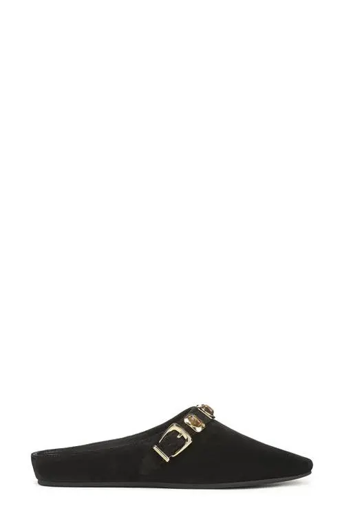 Veronica Beard Narcisa Flat Mule - Black