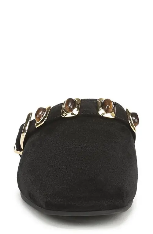 Veronica Beard Narcisa Flat Mule - Black
