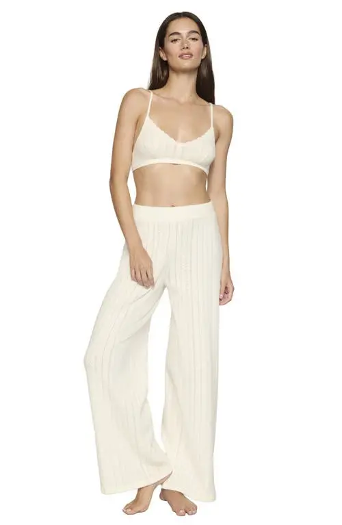 Eberjey Pointelle Sweater Knit Bralette