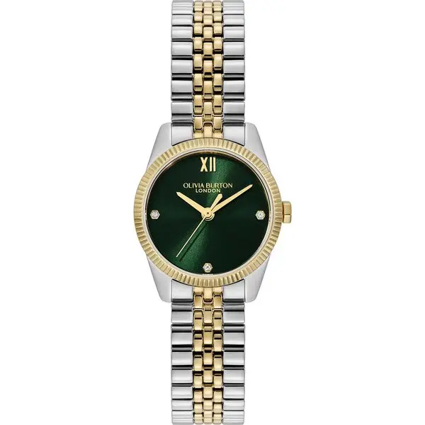 OLIVIA BURTON Highbury Two-tone Quartz Watch - Green
