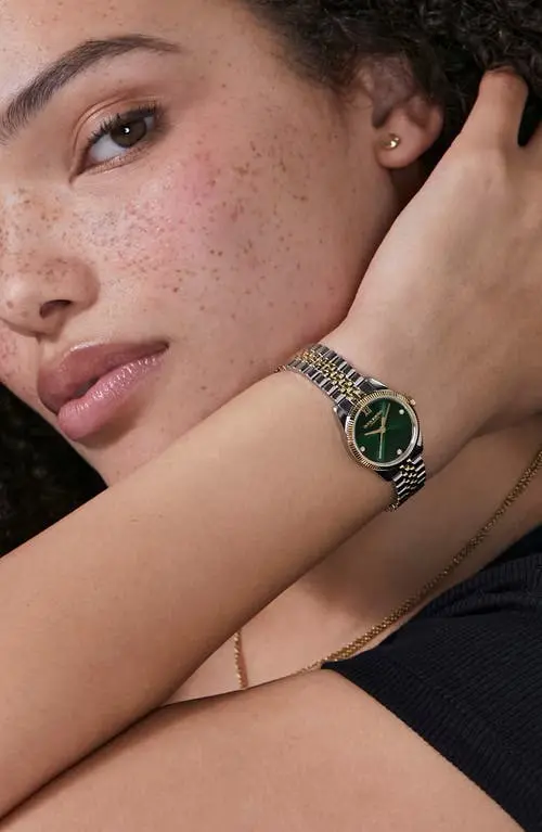 OLIVIA BURTON Highbury Two-tone Quartz Watch - Green