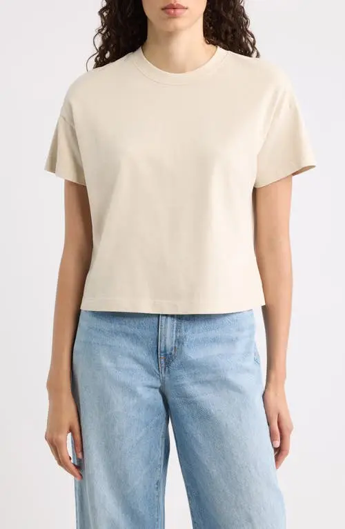 Marine Layer Luxe Cotton Blend Jersey Crewneck T-shirt