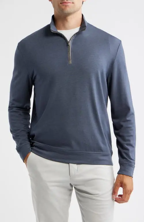Johnnie-o Tahoe Quarter Zip Pullover - Navy