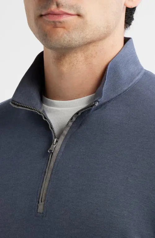 Johnnie-o Tahoe Quarter Zip Pullover - Navy