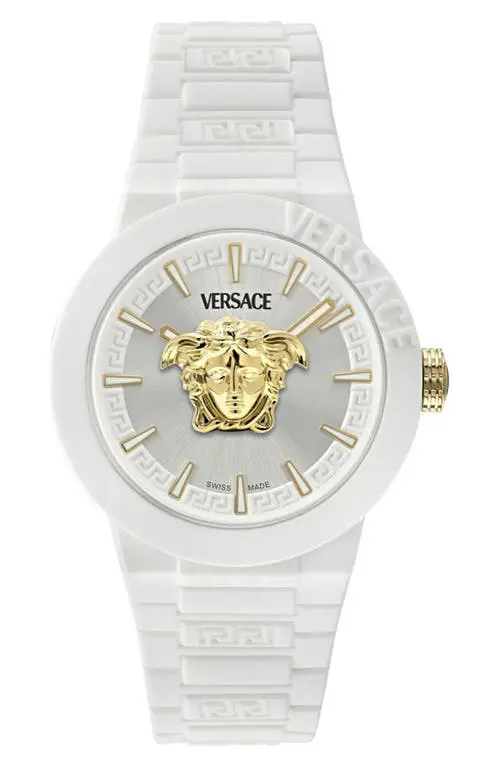 Versace V-pop Silicone Strap Watch