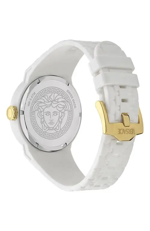 Versace V-pop Silicone Strap Watch