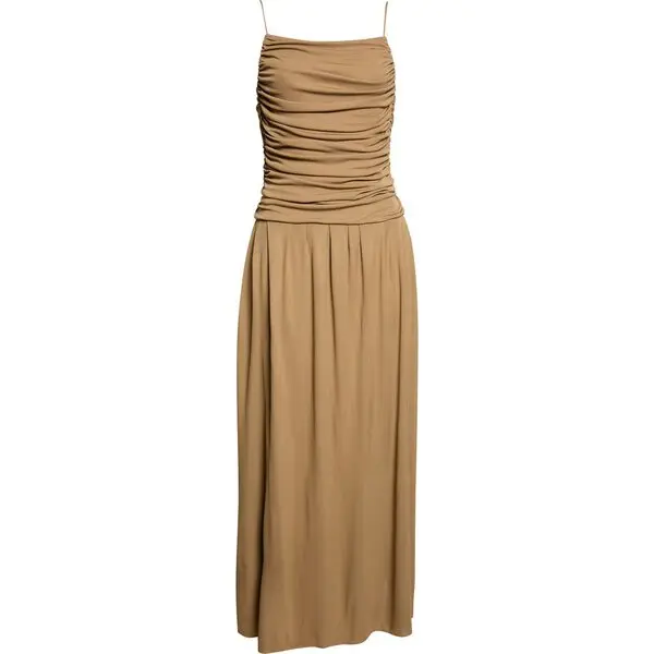 KALLMEYER Reese Ruched Sleeveless Maxi Dress