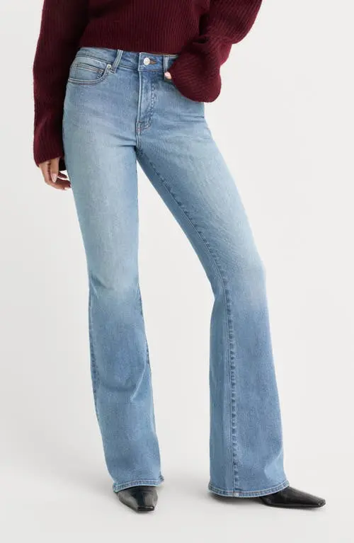 Good American Good Legs High Waist Flare Jeans