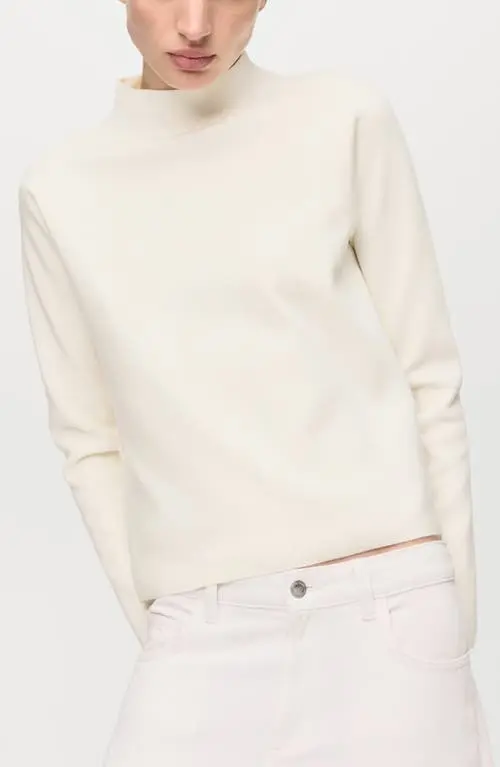 Mango Mock Neck Sweater