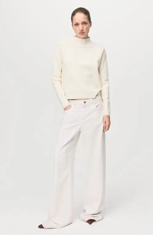Mango Mock Neck Sweater