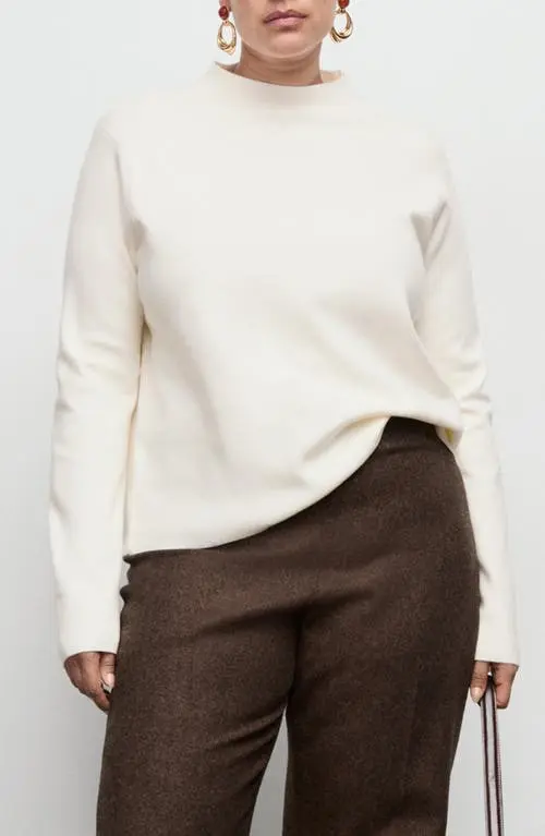 Mango Mock Neck Sweater