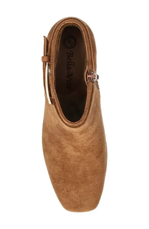 BELLA VITA Hudson Platform Bootie - Cognac Suede