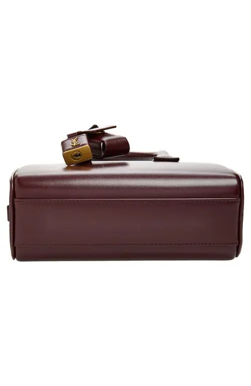 Saint Laurent Mini Sac De Jour Boston Satchel - Rouge Cabernet
